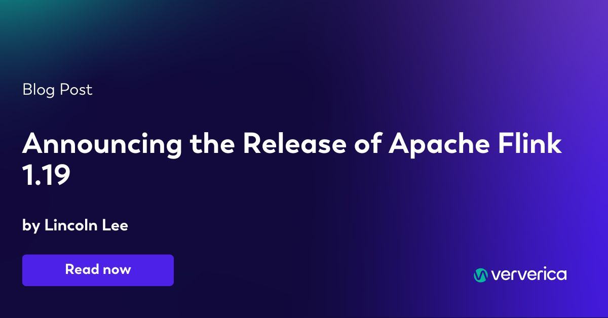 Announcing the Release of Apache Flink 1.19